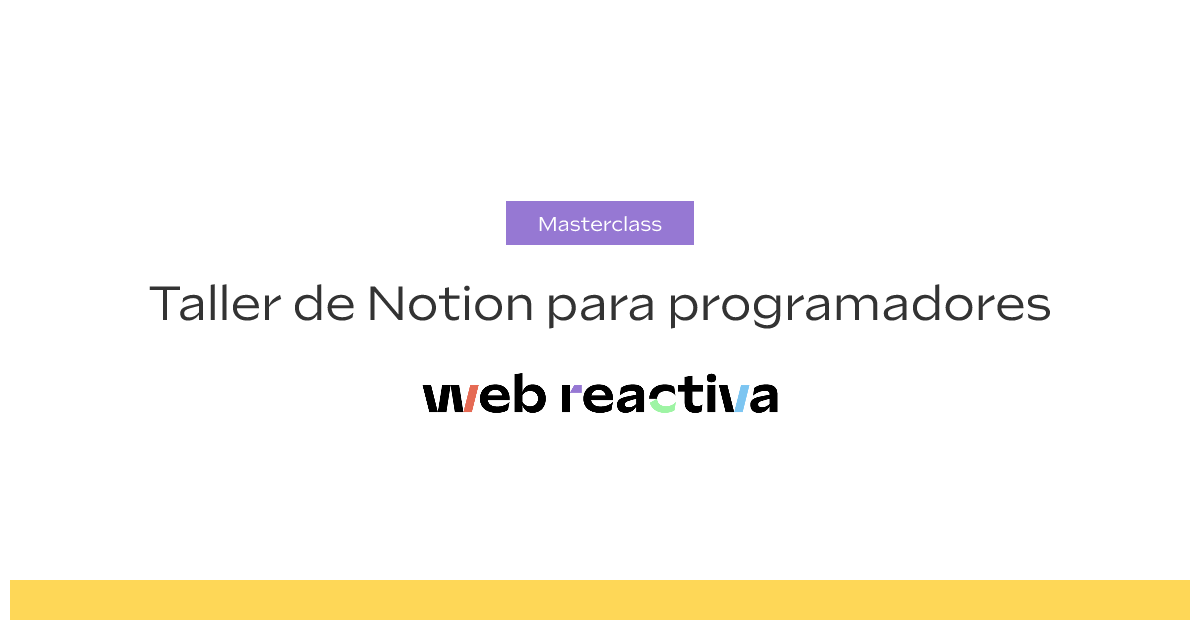 Taller de Notion para programadores