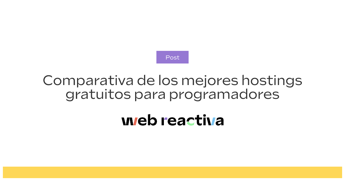 Comparativa de los mejores hostings gratuitos para programadores