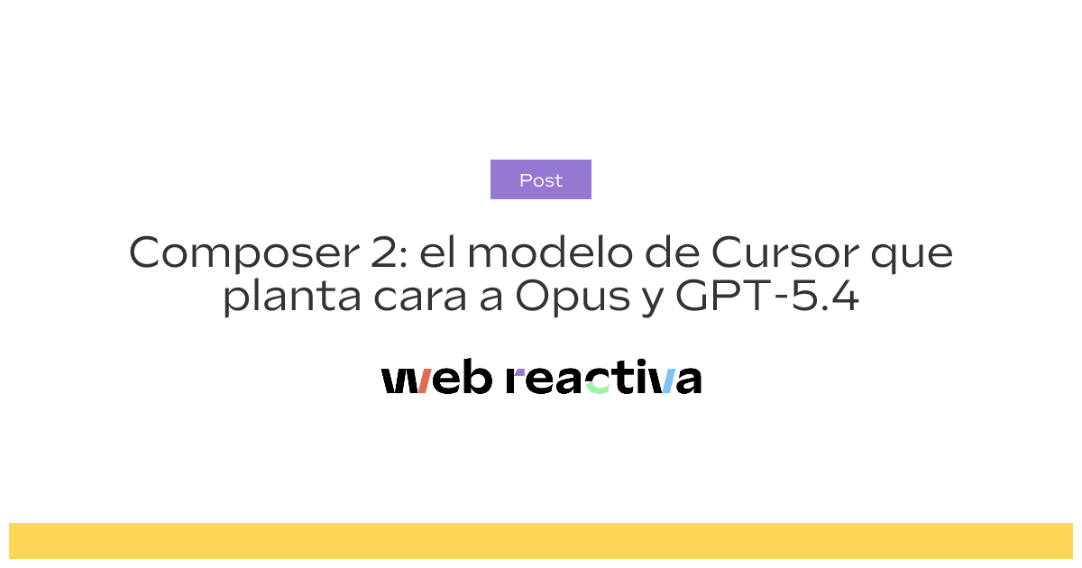Composer 2: el modelo de Cursor que planta cara a Opus y GPT-5.4