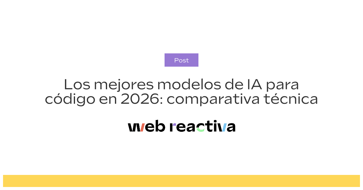 Los mejores modelos de IA para código en 2026: comparativa técnica
