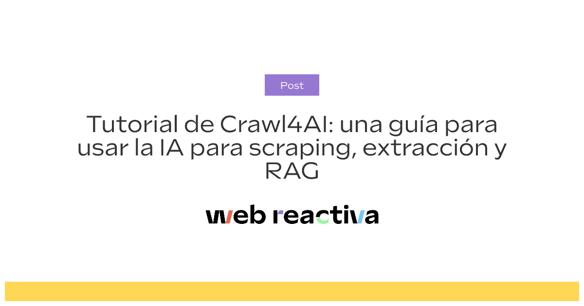 Tutorial de Crawl4AI: una guía para usar la IA para scraping, extracción y RAG