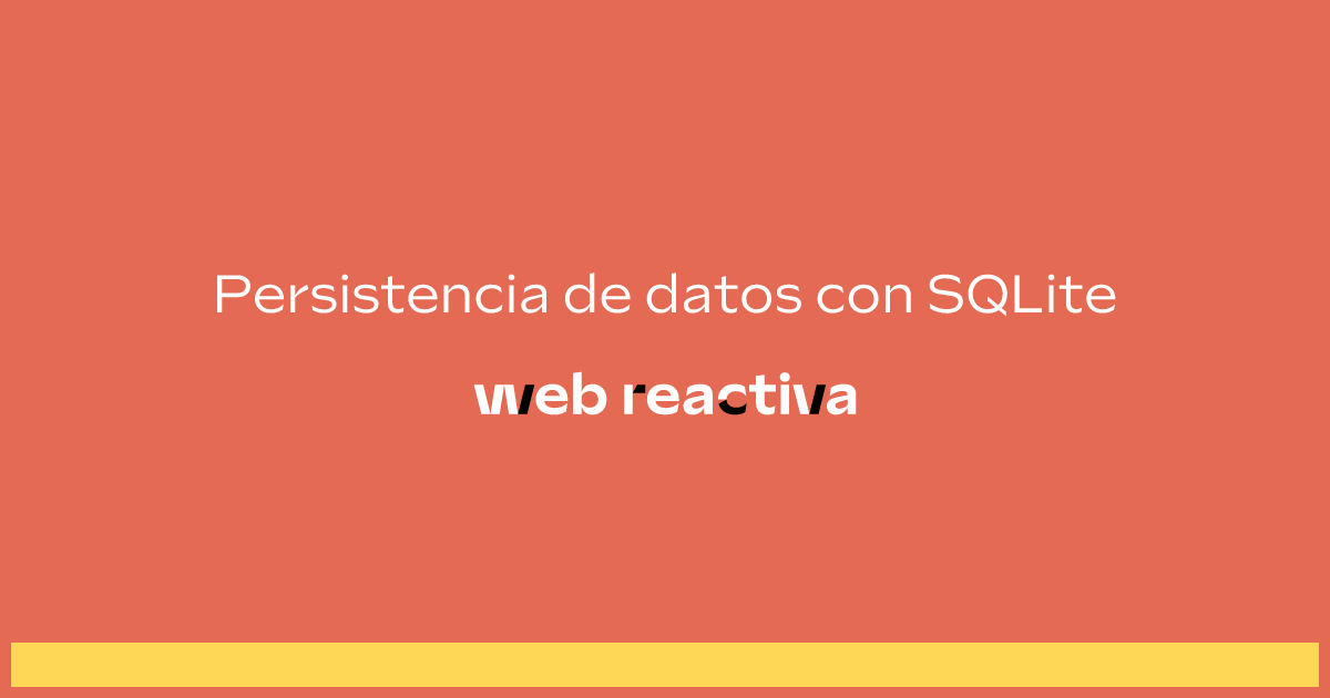 Persistencia de datos con SQLite #LiveCoding 2